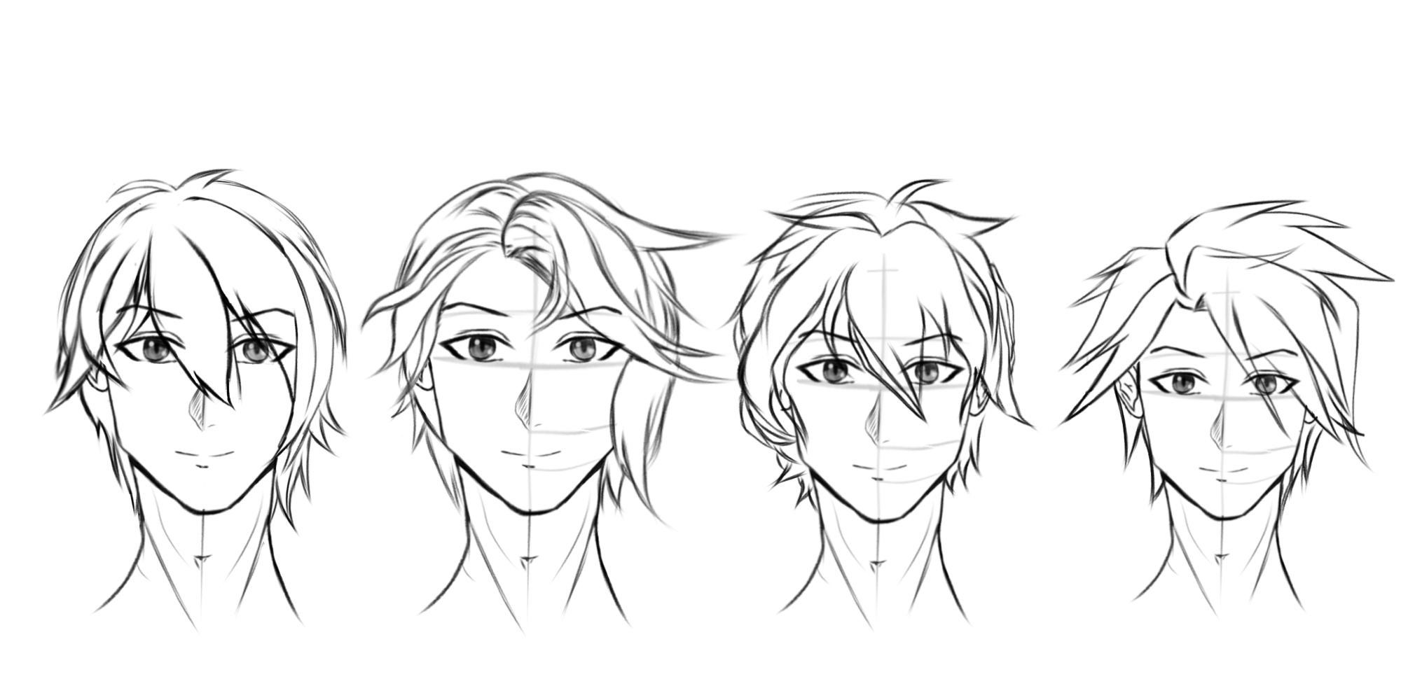 Male hair - ibisPaint