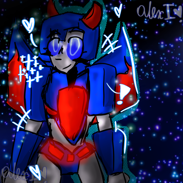 Windglazer (stellar skies oc fa!) - ibisPaint