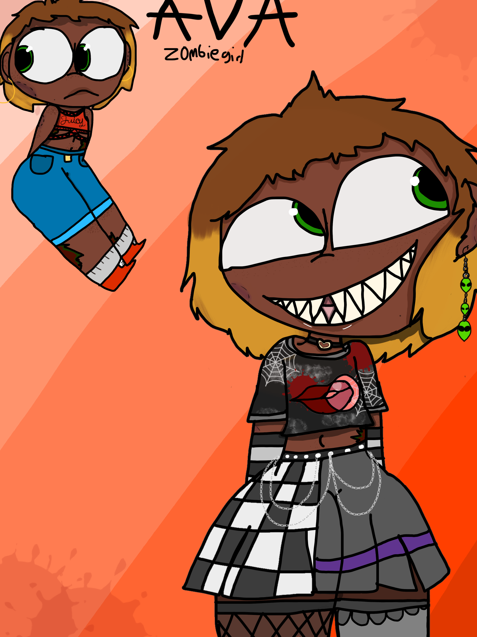 Ava zombie gf - ibisPaint