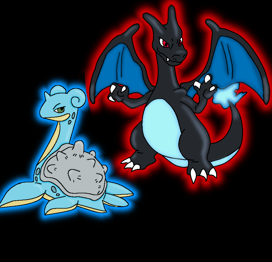 lapras und charizard - ibisPaint