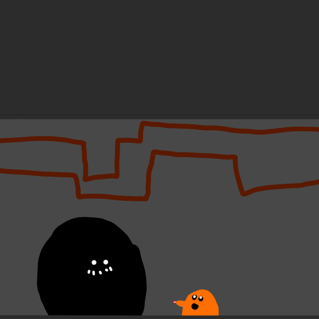 tickle monster meets smiler - ibisPaint