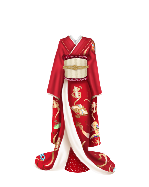 luxury kimono - ibisPaint
