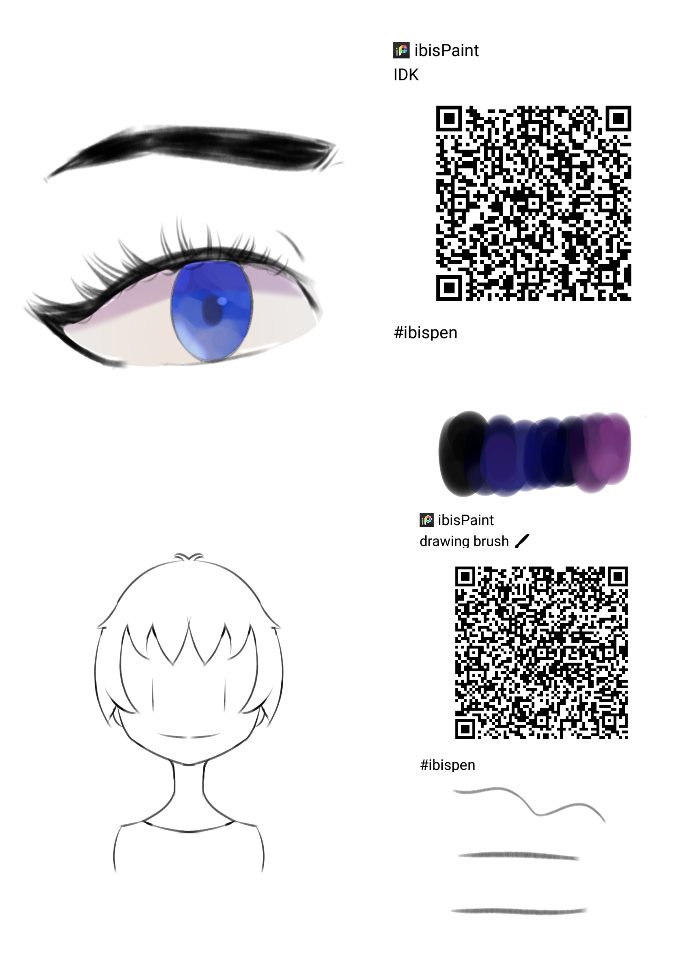 IDK brush and drawing brush - ibisPaint