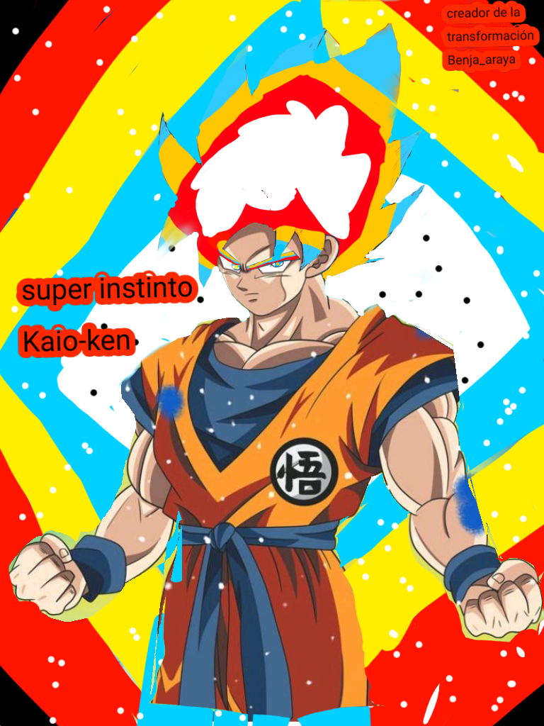 super instinto con ssjb kaio-ken x20 - ibisPaint