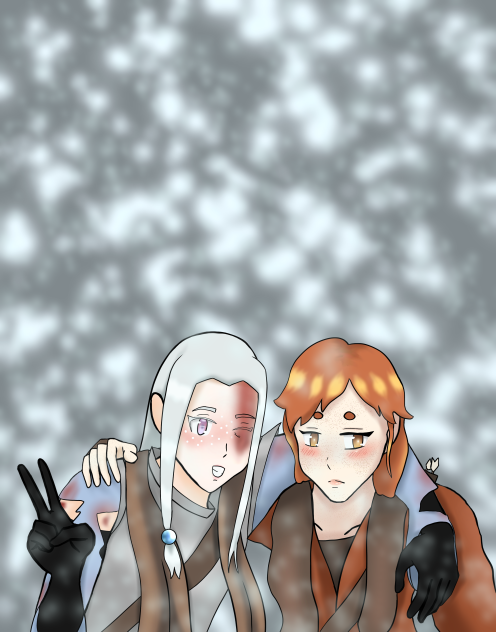 Alaska and Rei - ibisPaint