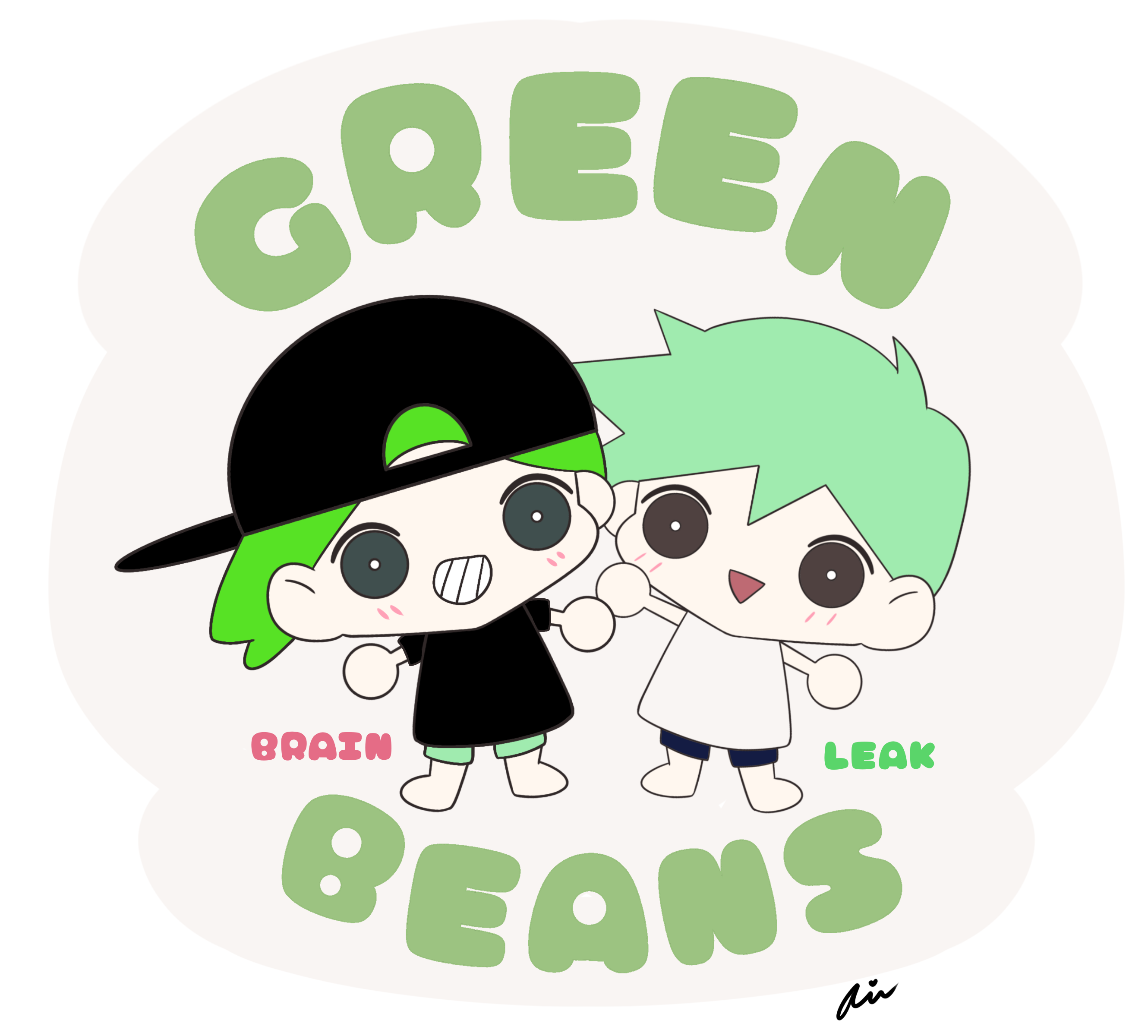 Brain beans Green leak - ibisPaint