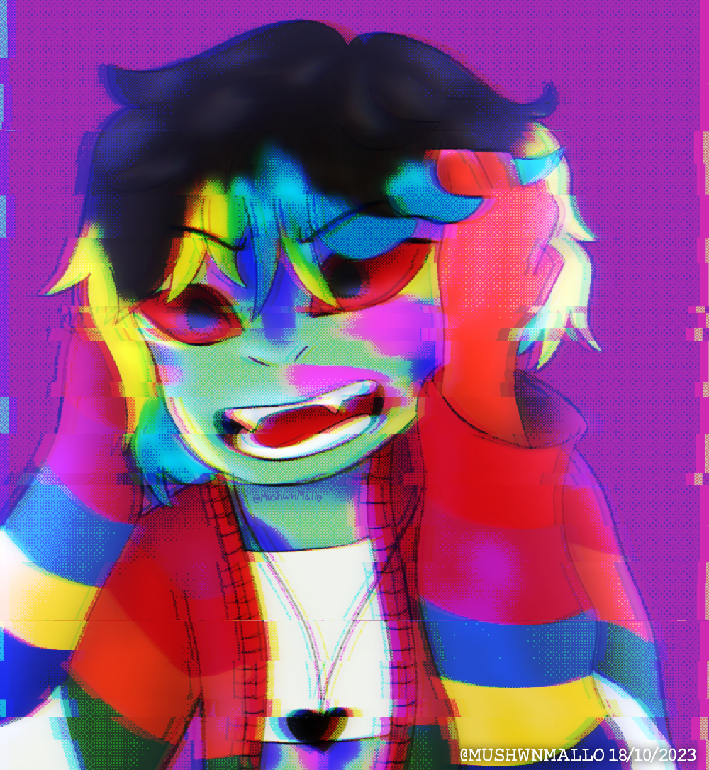 🪢‧₊˚ Glitch┆Goretober - ibisPaint