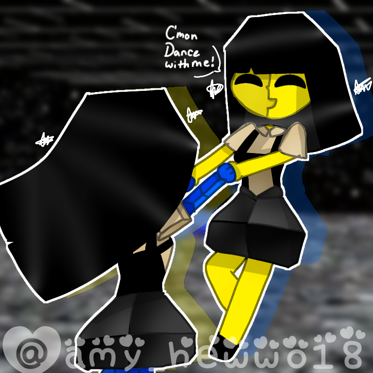 Ena (happy) and Ena (sad) - ibisPaint