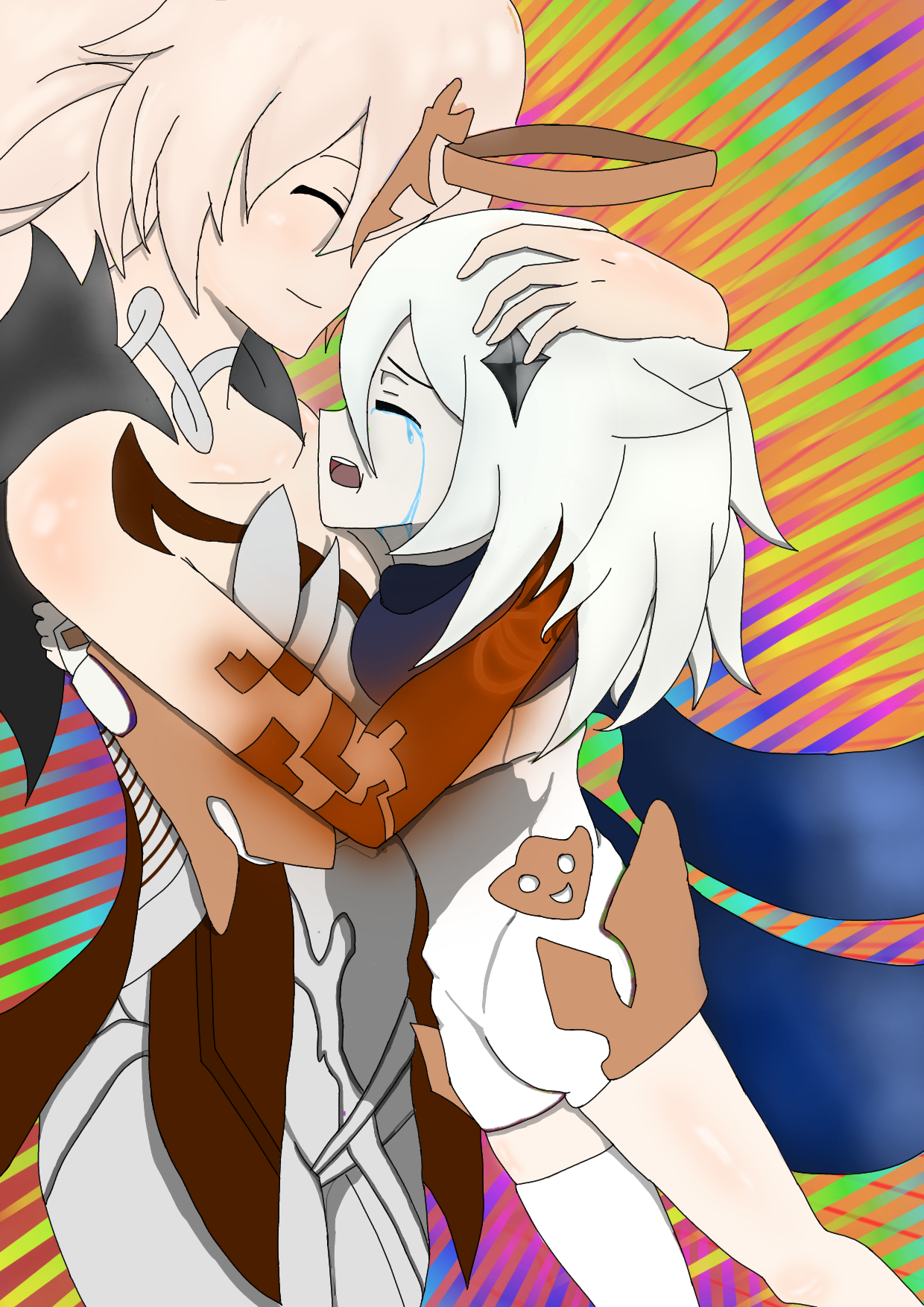 Paimon and her other self - ibisPaint