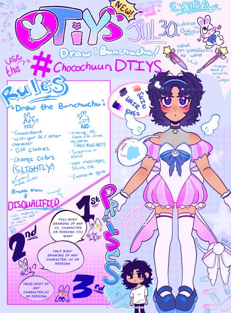 2nd DTIYS! 💗🩵⭐️🌀💙🤍🛜 - ibisPaint