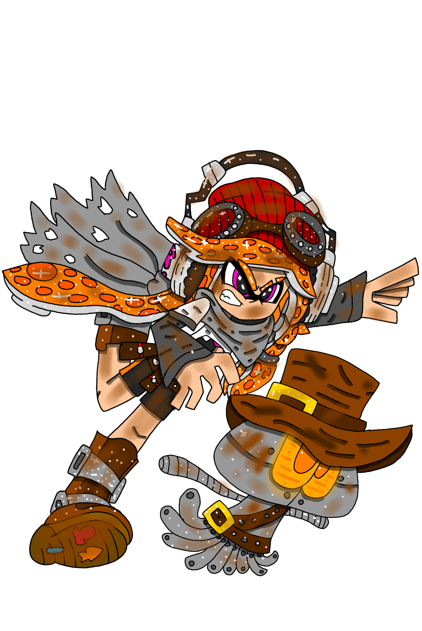 Meggy and Jelly-Fizz - ibisPaint