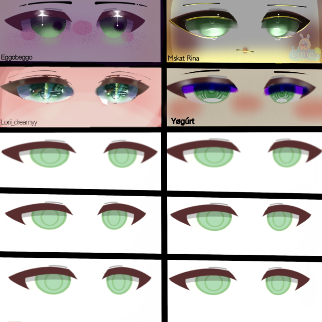 How do you edit eyes Collab - ibisPaint