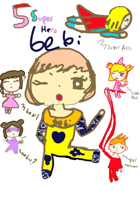 5 SUPER HEROES - ibisPaint