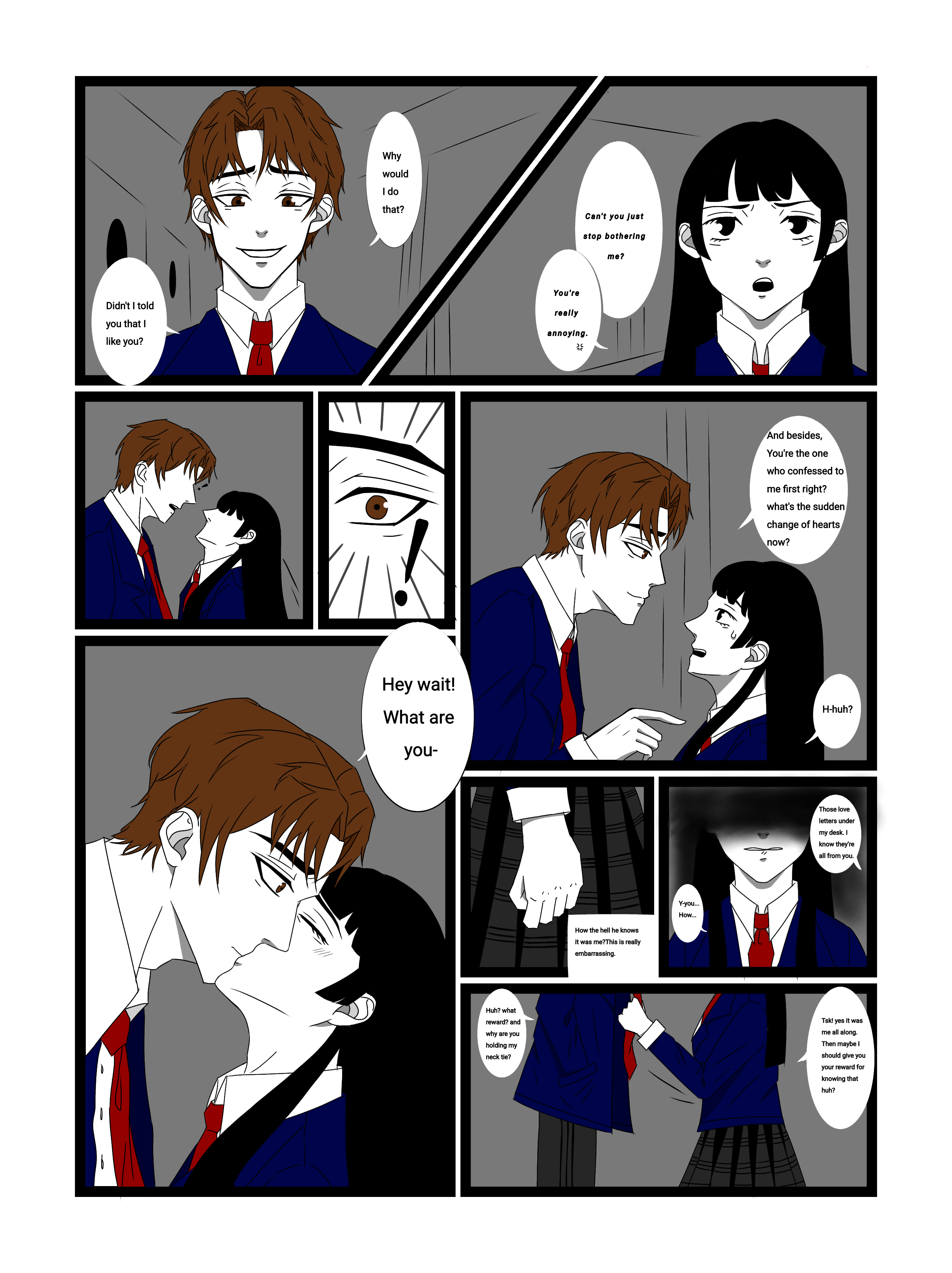 First try manga - ibisPaint