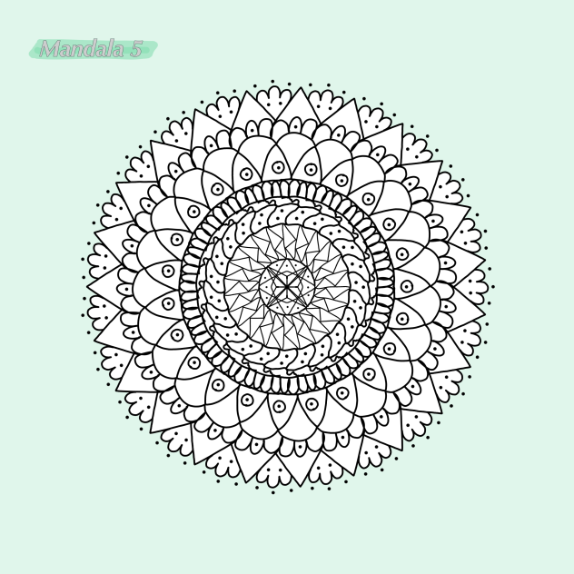 Mandala 5 - ibisPaint