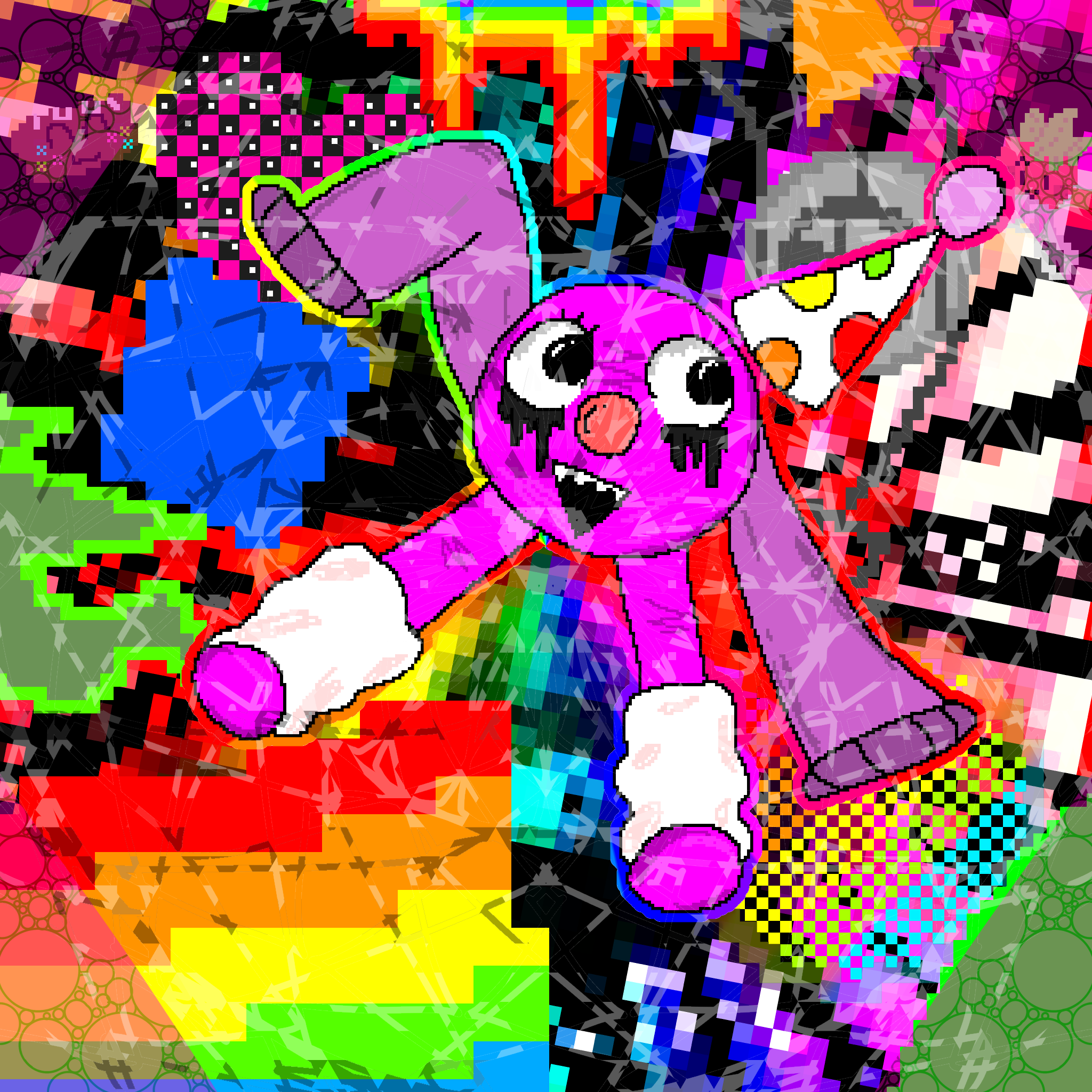 Arco-íris 🌈 🪼 - ibisPaint