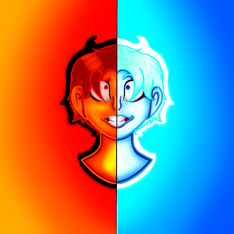 Fire and ice - ibisPaint