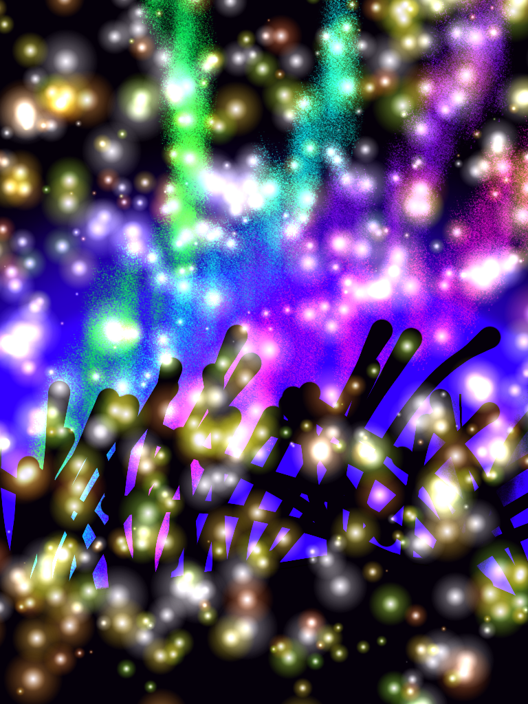 kerlap kerlip malam hari - ibisPaint