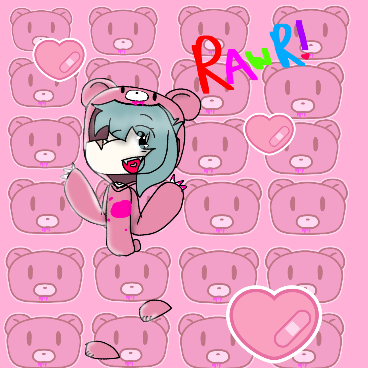 Jacob in gloomy bear cotsume (tw; b100d) - ibisPaint