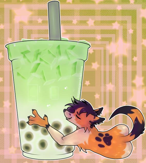 Honeydew Milk Tea my beloved - ibisPaint