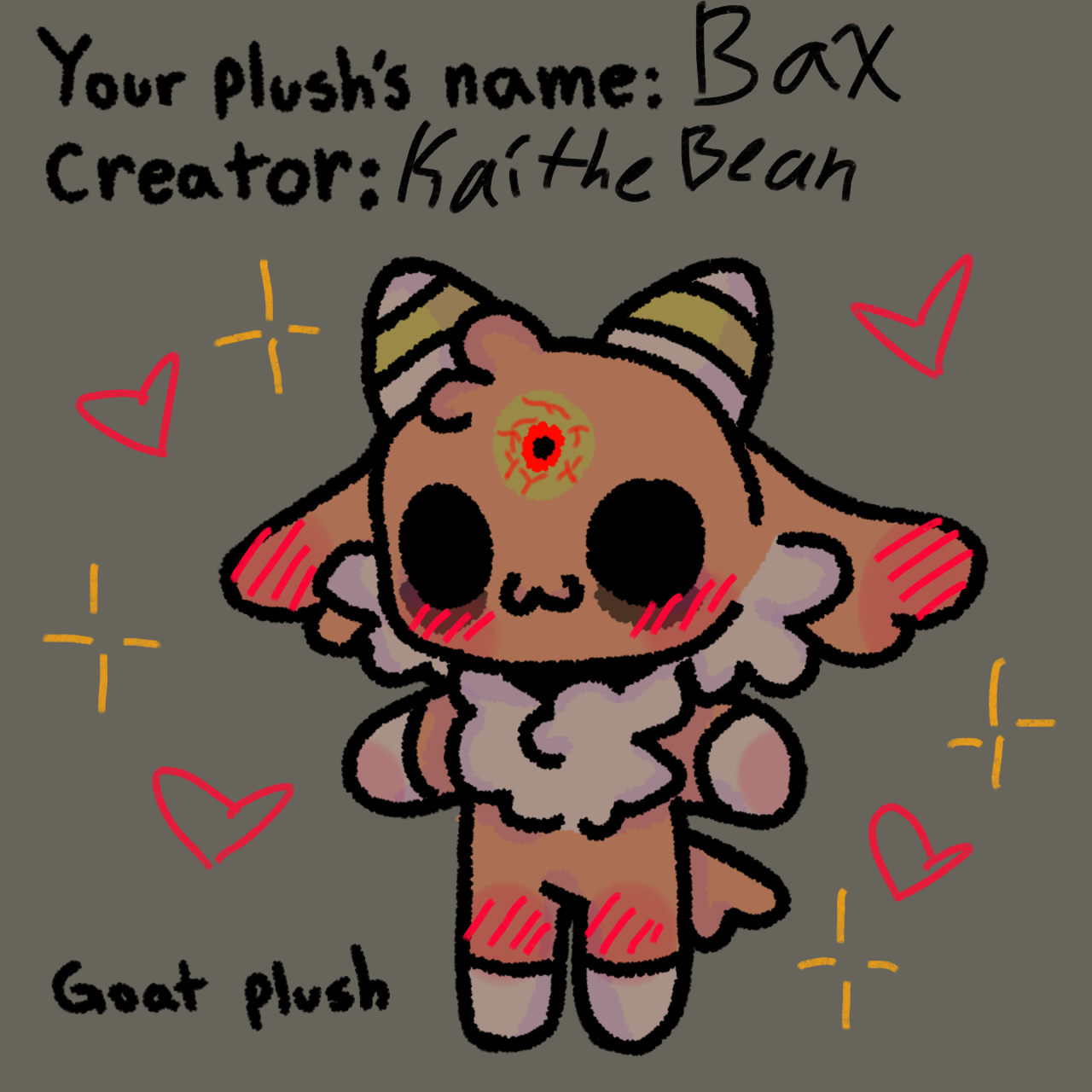 My goat plush - ibisPaint