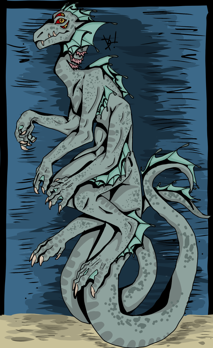 Aquatic Creature - ibisPaint