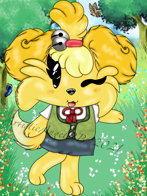 Isabelle From Animal Crossing - ibisPaint