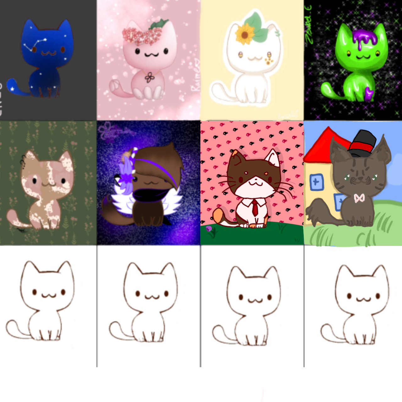 Cat collab - ibisPaint