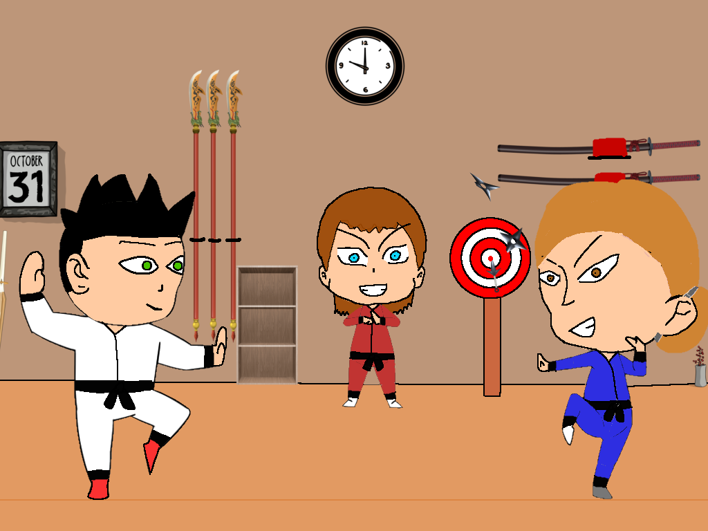 mini martial arts training - ibisPaint