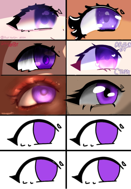 Eye coloring collab - ibisPaint