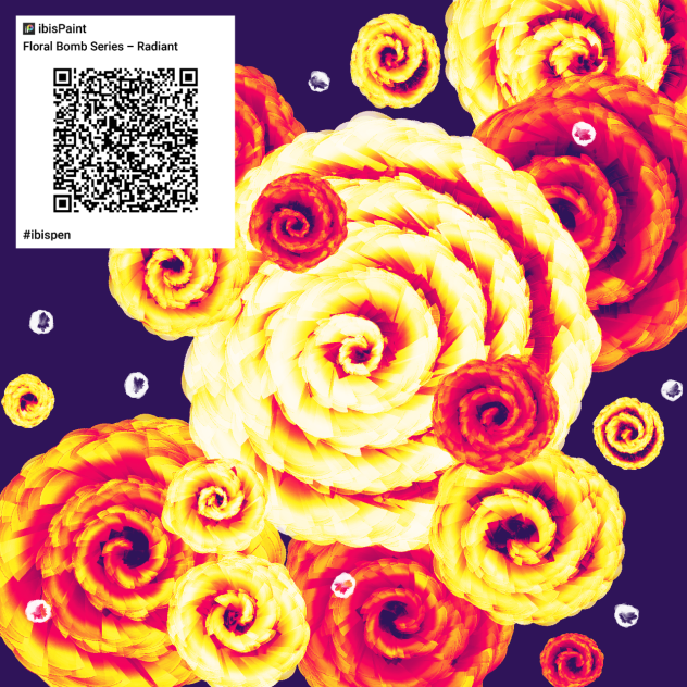 Floral Bomb Series Radiant - ibisPaint