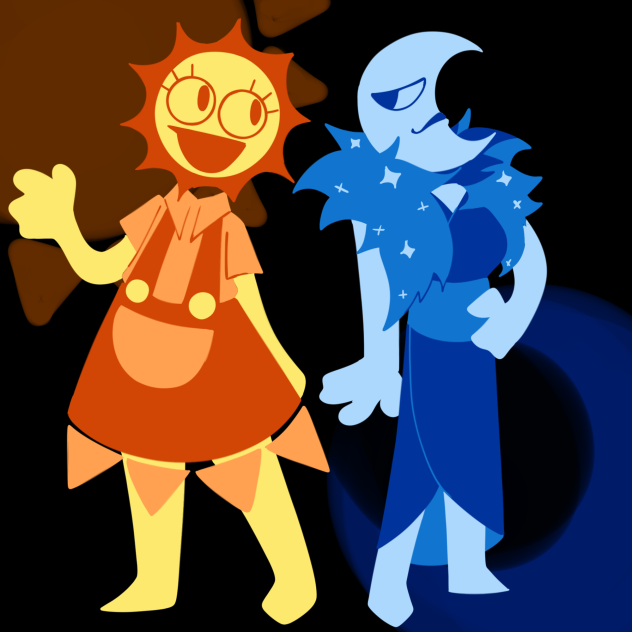 Sun + Moon!!!!!!!! - ibisPaint