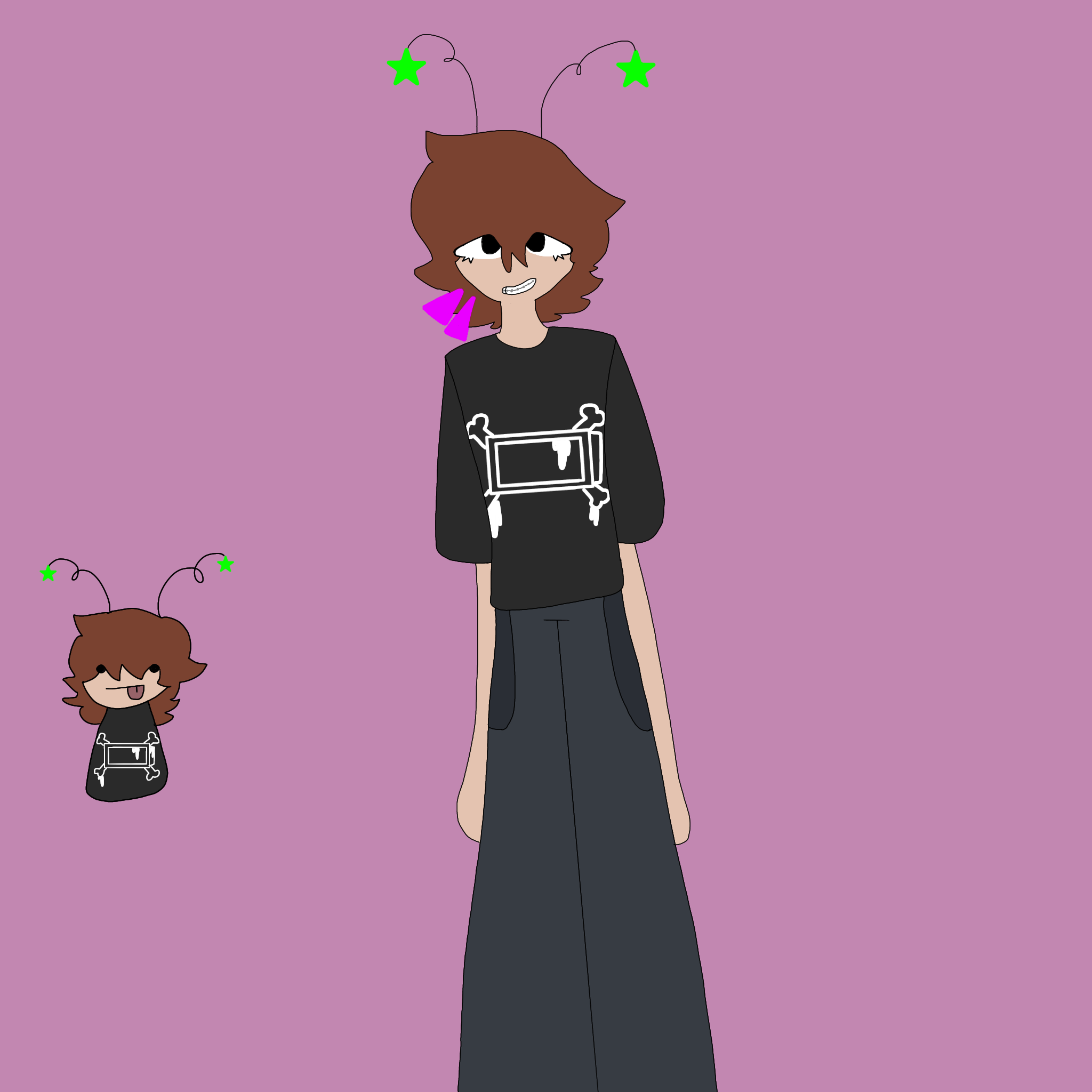 Clover is alien and she is kinda spacey🛸 - ibisPaint