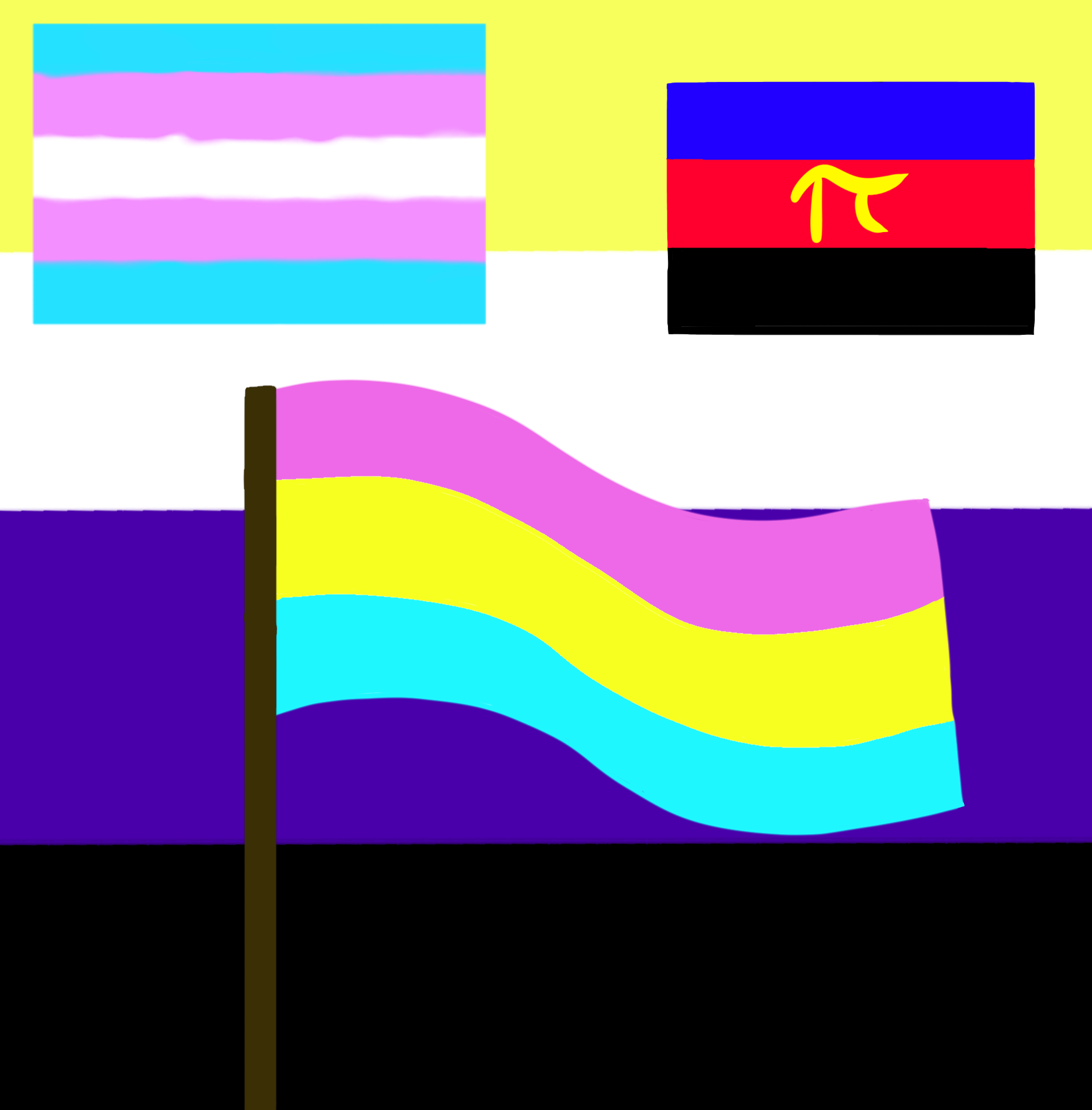 My pride flags - ibisPaint