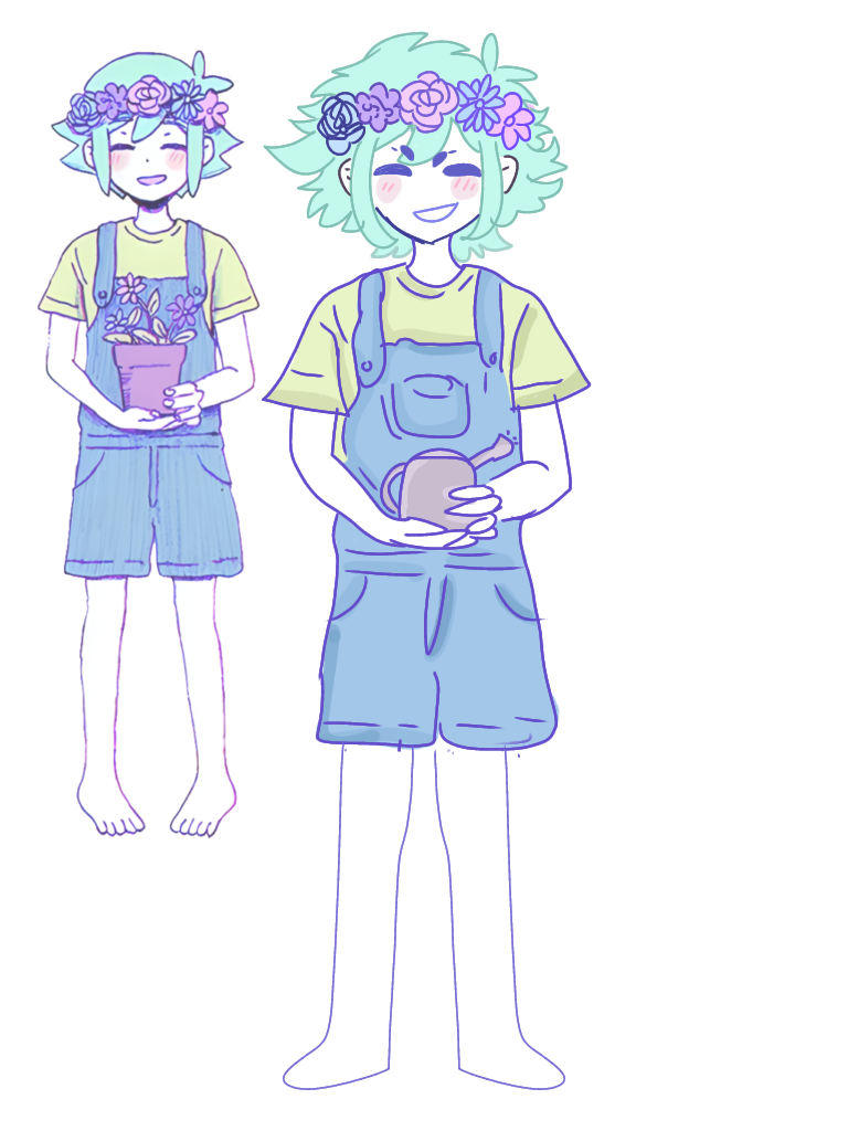 Basil game vs drawing - ibisPaint