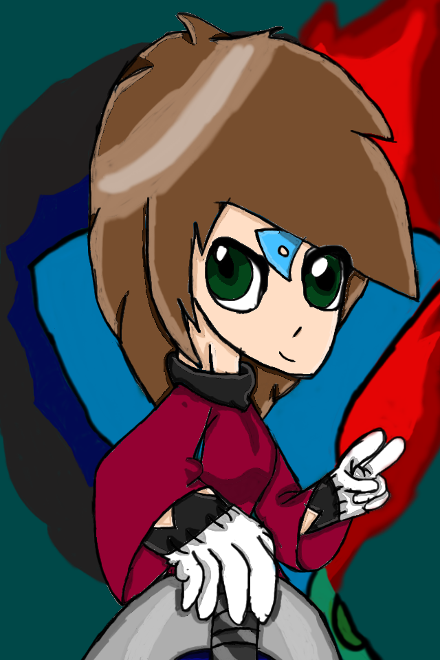 Allie anime IPod touch drawing - ibisPaint