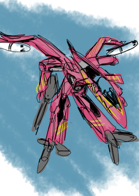 macross zero sv-51 - ibisPaint