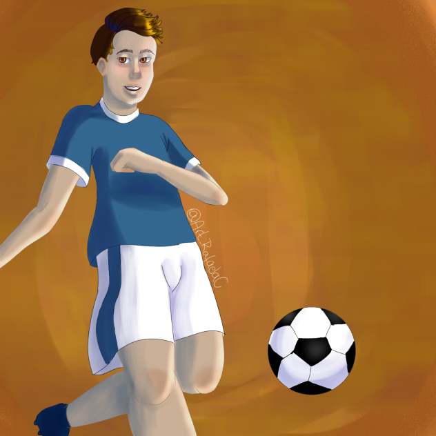 A soccer player - ibisPaint