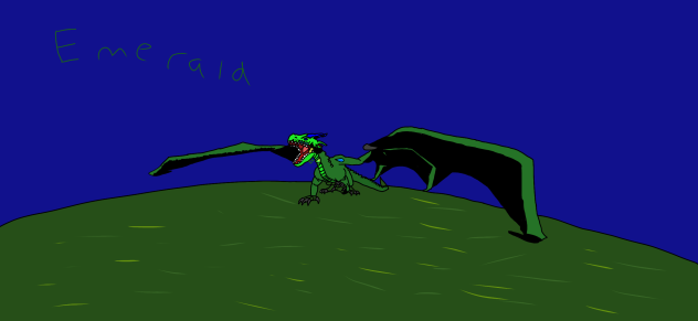 Emerald(corrupted form) - ibisPaint