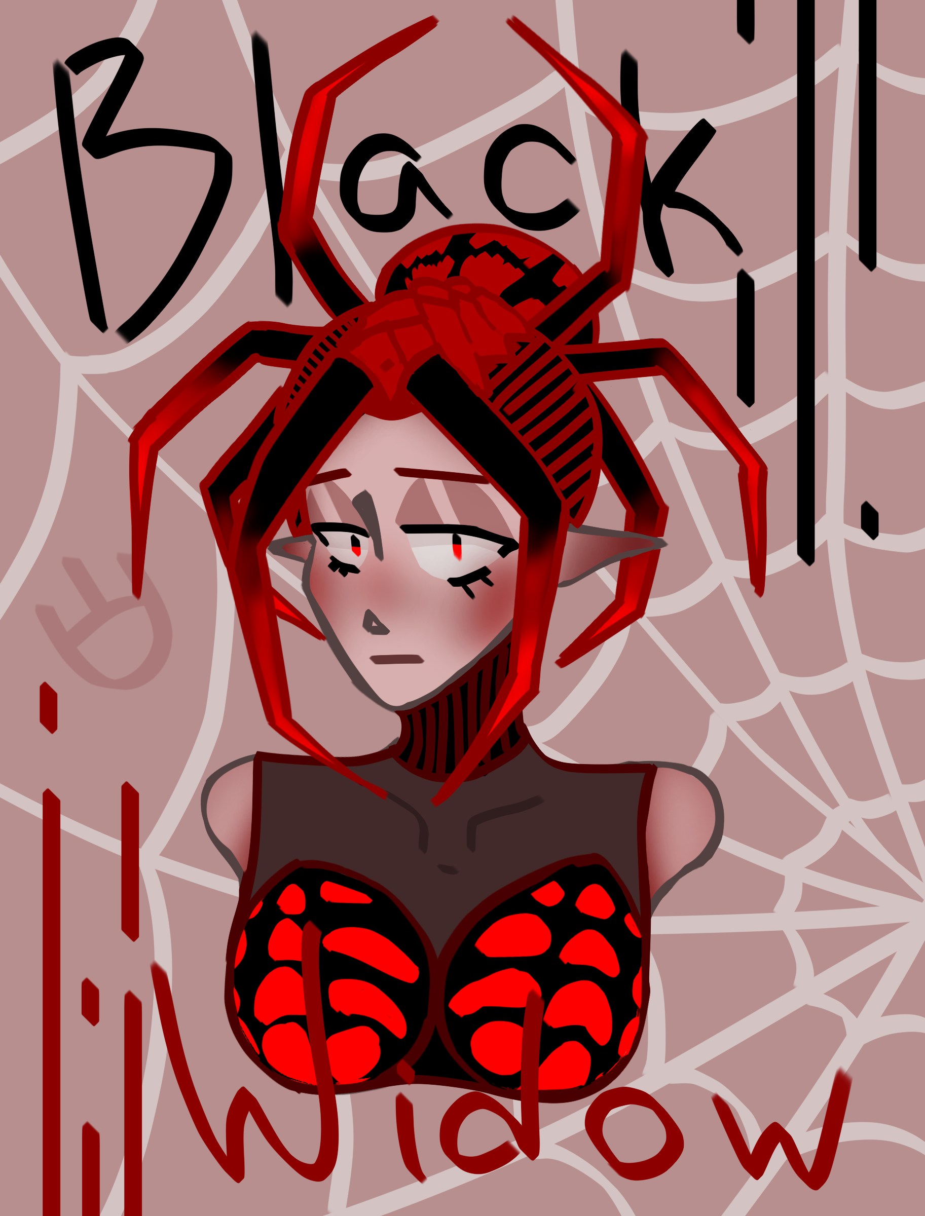 Black widow - ibisPaint