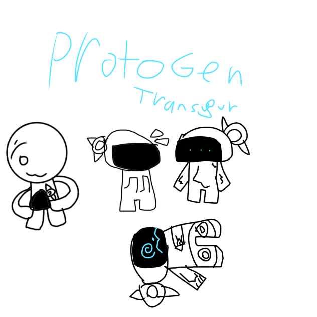 Protogen transfur - ibisPaint