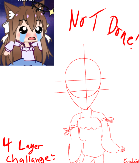 4 layer challenge (NOT DONE) - ibisPaint