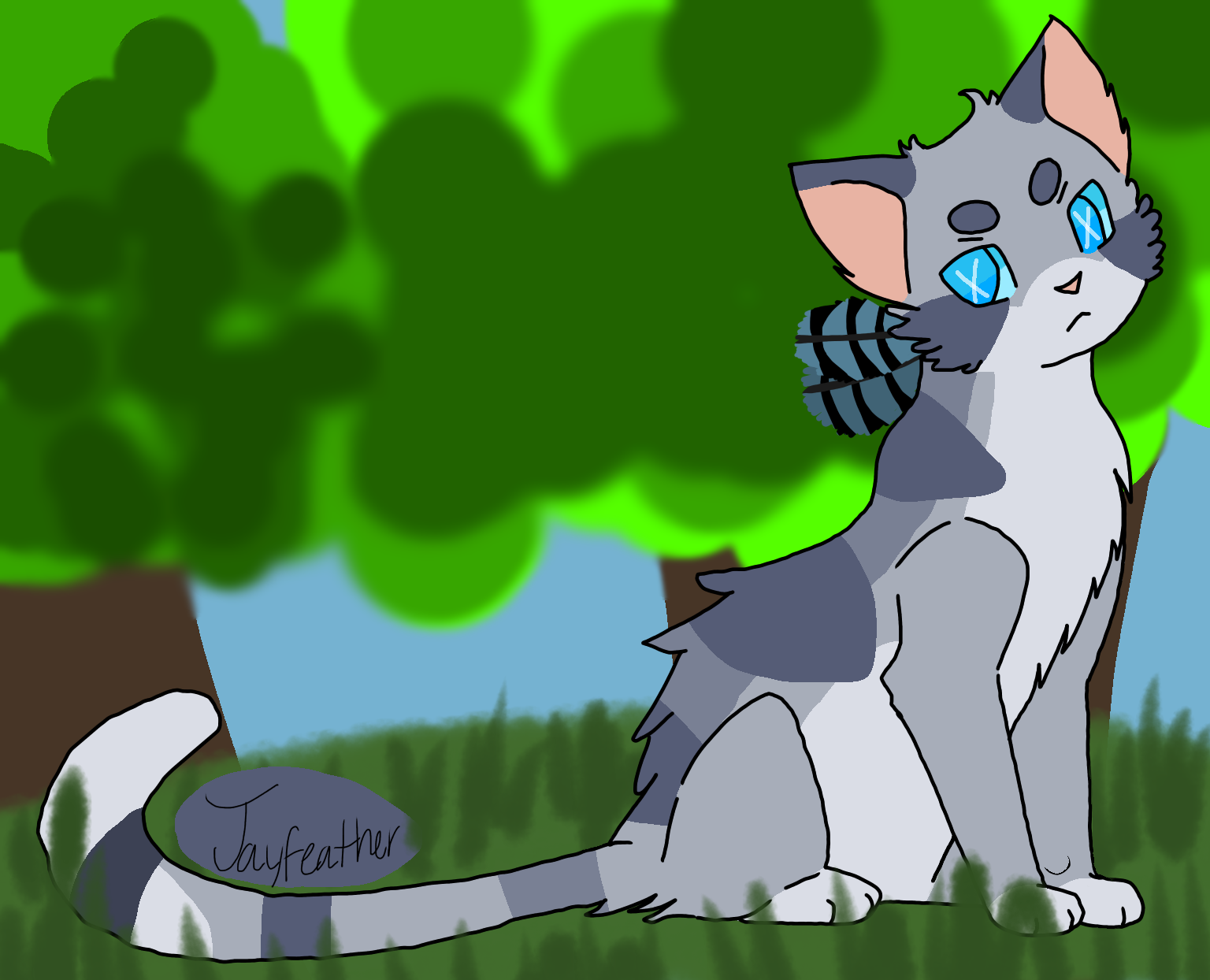 jay feather (speedpaint) - ibisPaint