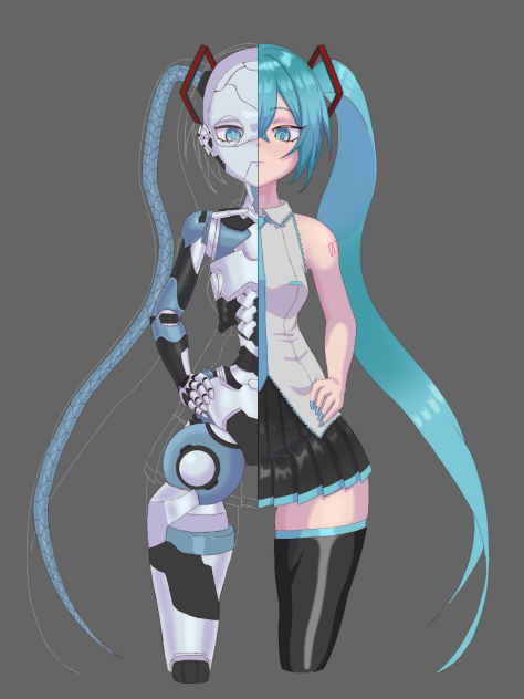 Hatsune miku3 - ibisPaint