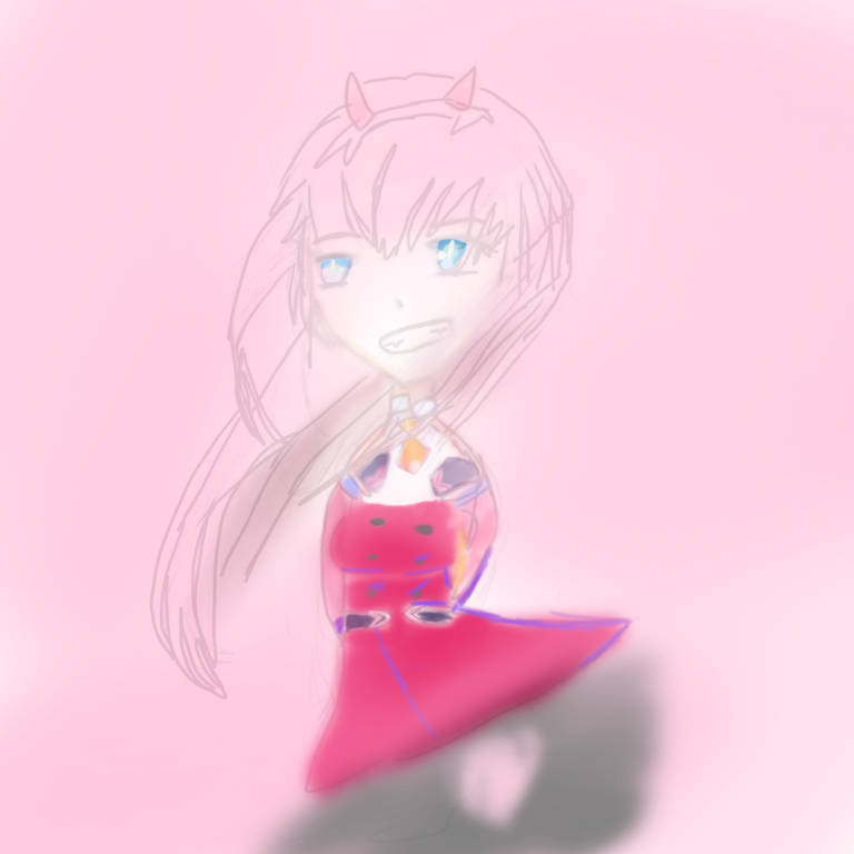 Zero two from darling and the franxx - ibisPaint