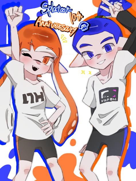 splatoon 10th anniversary - ibisPaint