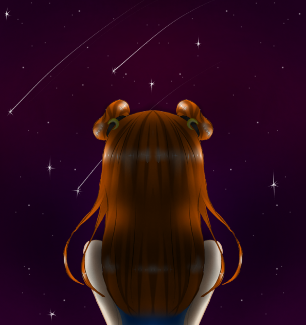 shooting star - ibisPaint