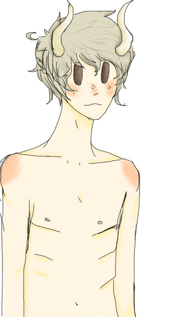 a boy with horns？ - ibisPaint