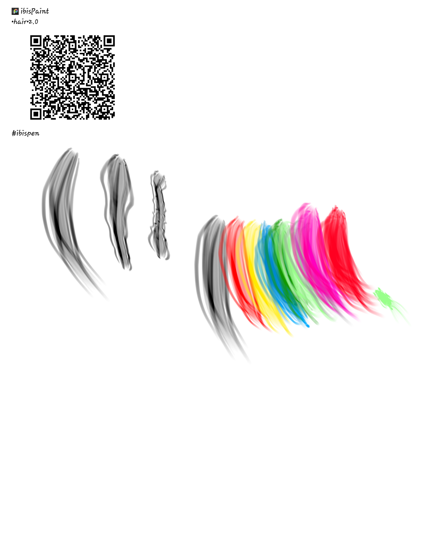 Free hair highlights - ibisPaint