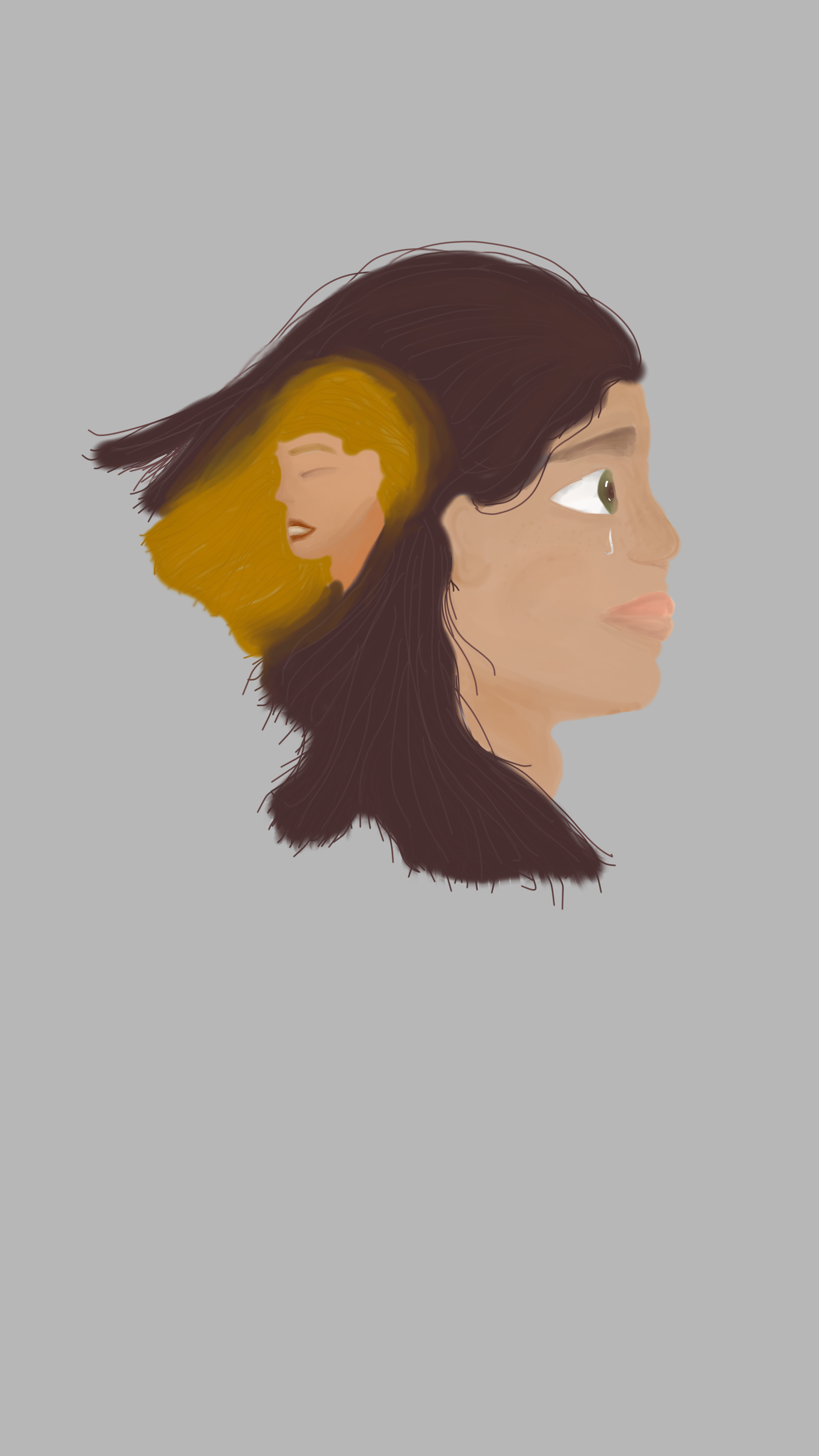 But i see her at the back of my mind - ibisPaint